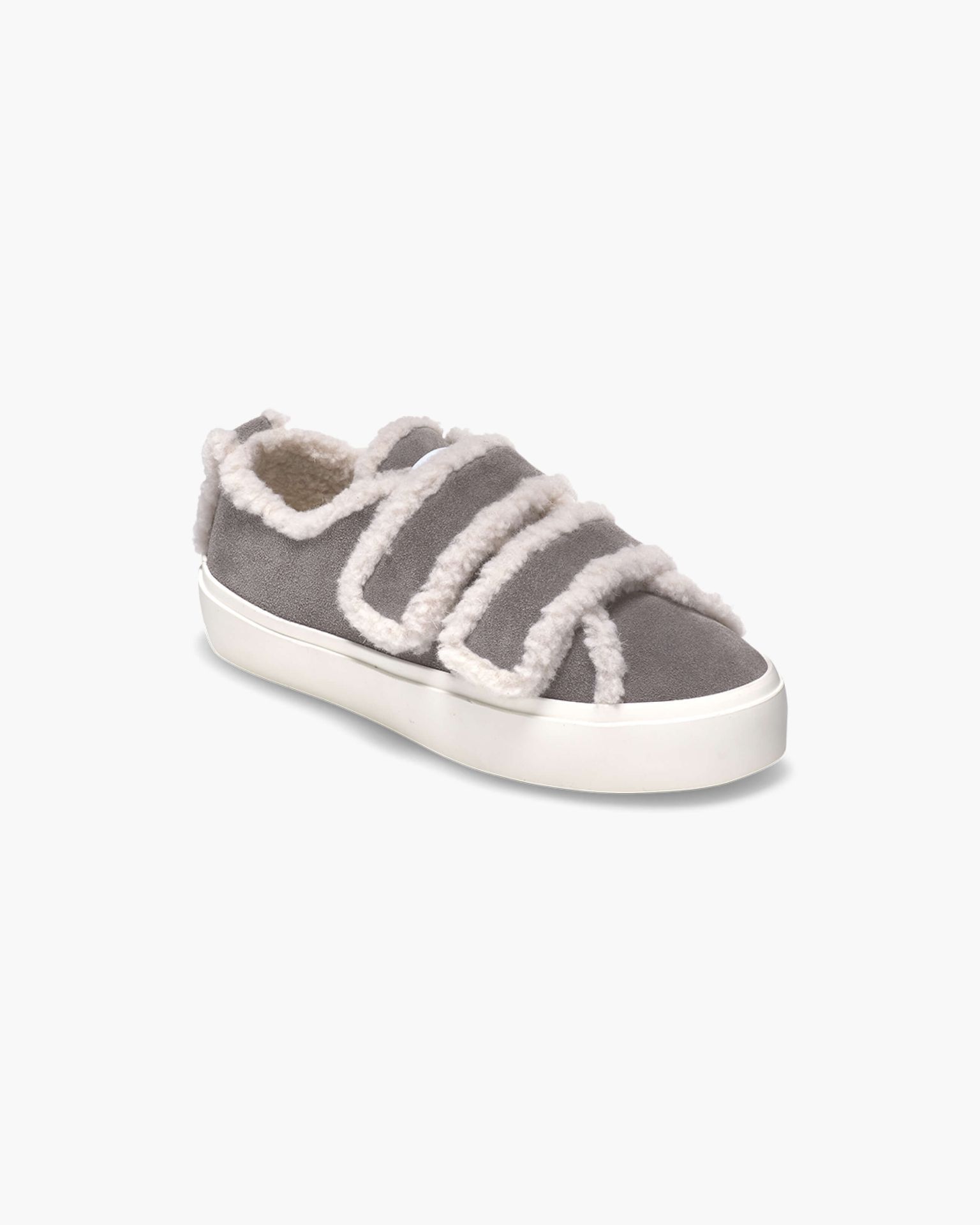 Shearling Low Velcro Sneaker for Women