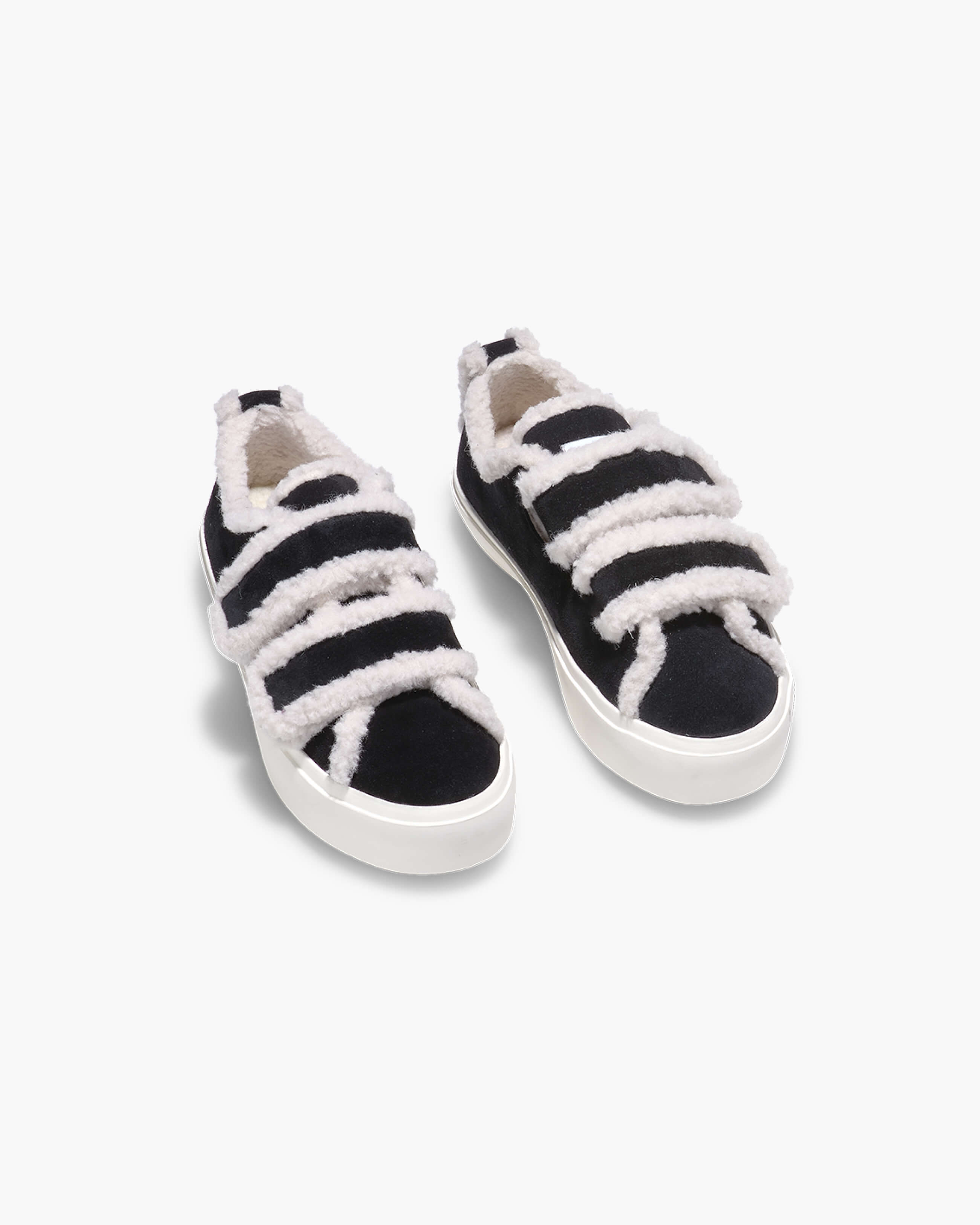Shearling Low Velcro Sneaker for Women