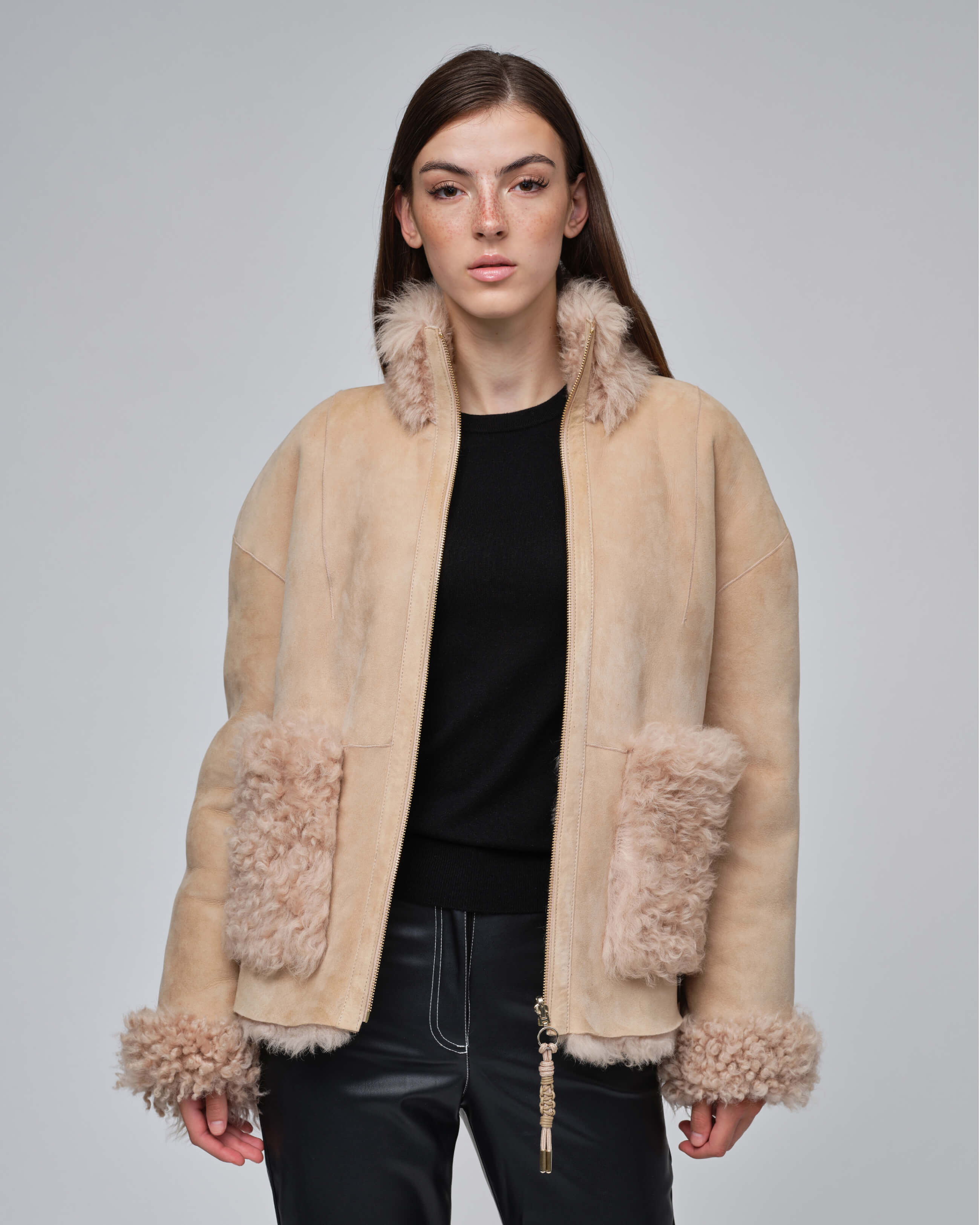 INUIKII Shearling Jacket for Women